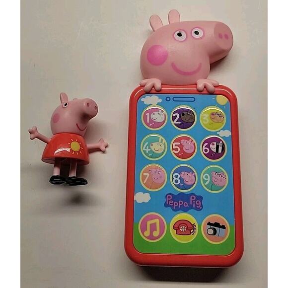 Just Play | Toys | Peppa Pig Have A Chat Talking Cell Phone Toy 66 ...